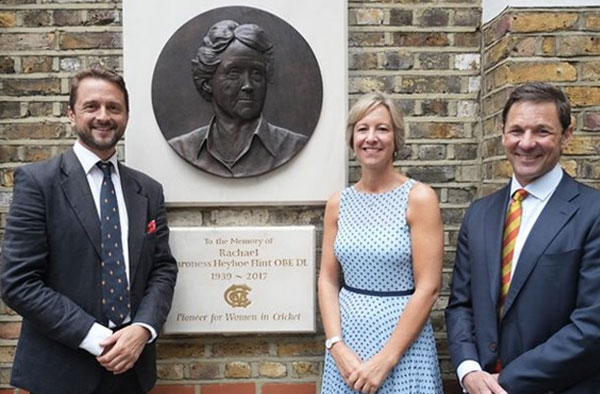 Pioneer of Women's Cricket Rachael Heyhoe Flint gets a gate named after ...