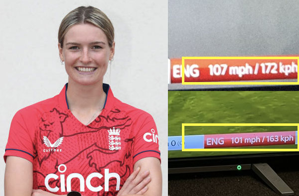 Fastest Bowl in the history of Women's Cricket - 172 kph ? - Female Cricket