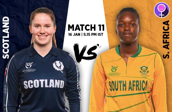 Match 11: South Africa U19 v Scotland U19 | Squads | Players to Watch | Fantasy Playing XI ...
