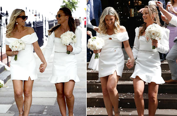 See Pictures: Danni Wyatt weds Georgie Hodge in a beautiful ceremony ...