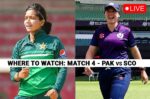 Where to watch - Pakistan vs Scotland, ICC Women's World Cup Qualifier ...