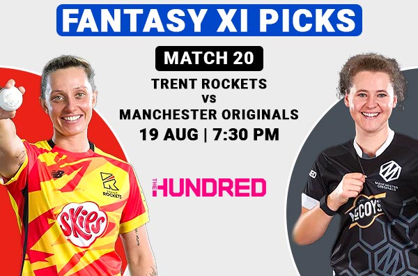 Match 20: Fantasy XI Picks for Trent Rockets Women vs Manchester ...