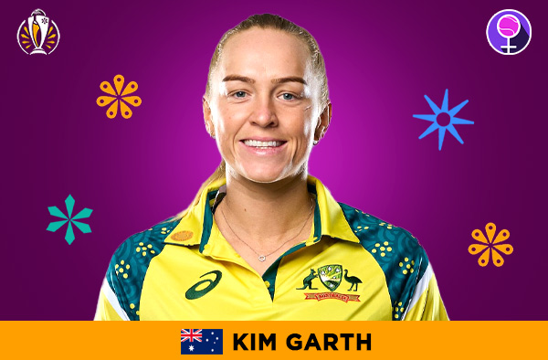 Kim Garth Profile: Career, Records, Stats | Women's ODI World Cup 2025 - Female Cricket