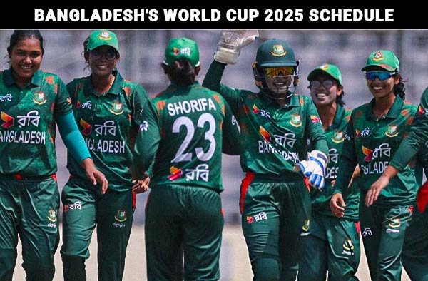 Complete Schedule of Bangladesh Women's Cricket Team for ICC Women's ...