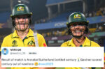 Fan Reactions: Australia Dominate England, but Annabel Sutherland's ...