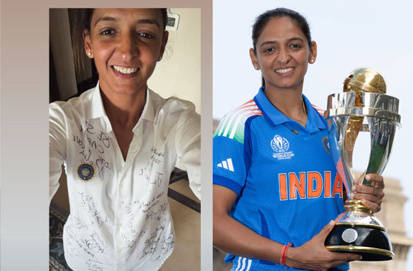 Harmanpreet Kaur’s Signed Shirt Becomes Symbol of India’s World Cup ...