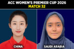 Match 32: China Women vs Saudi Arabia Women - Squads, Preview and Live ...